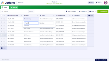 How to Edit Submissions Made on Your Forms