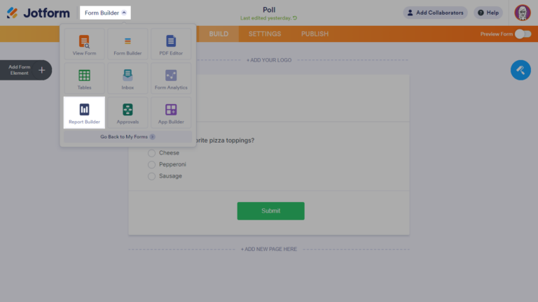 How To Make a Poll Using Jotform