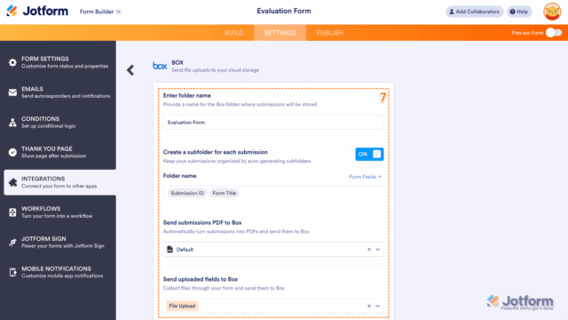 How to Integrate Your Form with Box