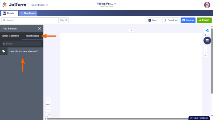 How to Show Poll Results