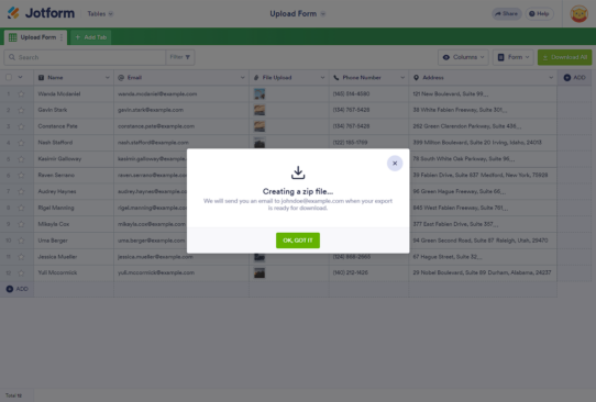 How to Download the Submission Files