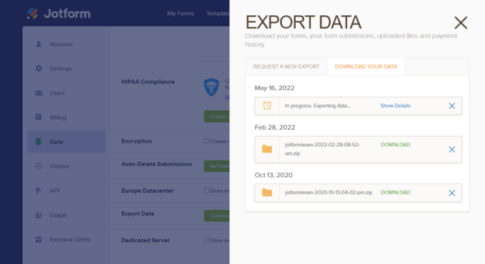 How to Export All of Your Data at Once