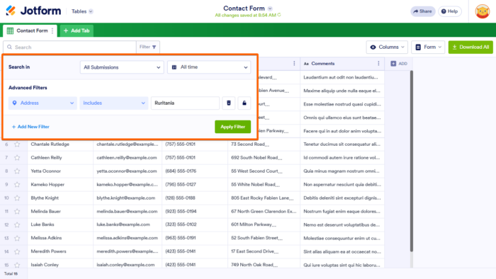 How to Delete Form Submission Data
