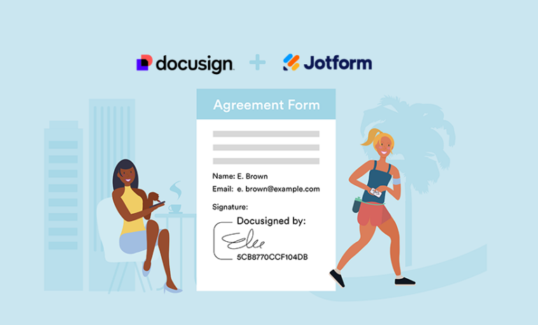 How to create Docusign forms with Jotform’s widget | The Jotform Blog