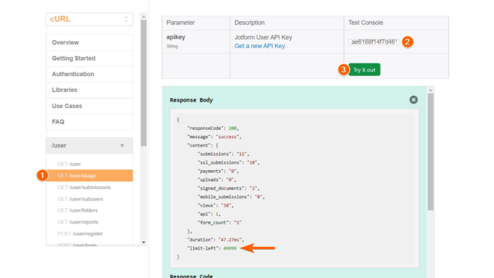 Daily API Call Limits