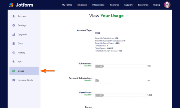 Understanding Your Account Usage and Limits