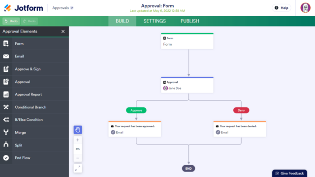 A General Approach on Building an Approval Process Workflow