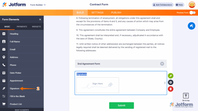 How to Add an E-Signature to Your Form