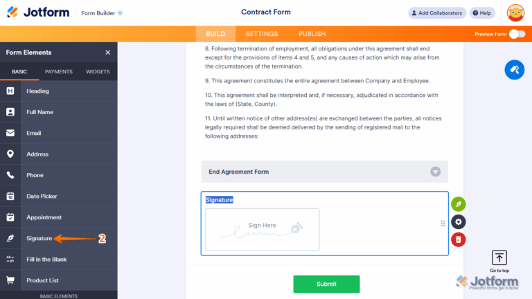 How to Add an E-Signature to Your Form