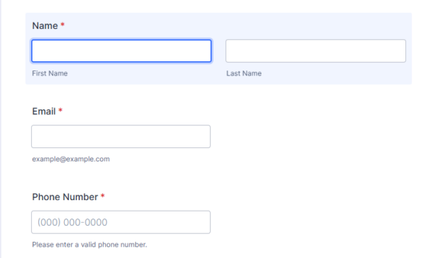 Managing Field Error States and Highlight Effect