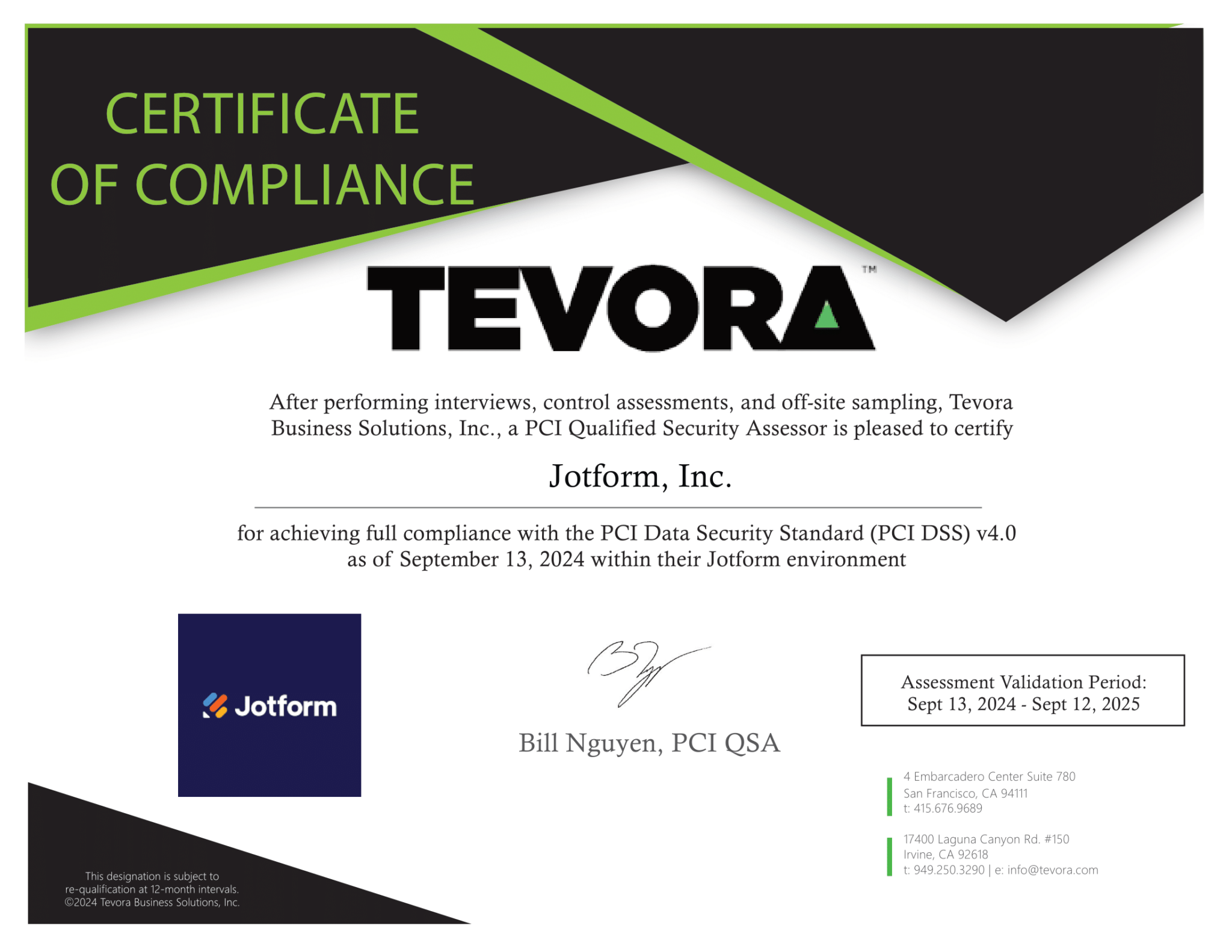 Jotform is PCI DSS Service Provider Level I Compliant | The Jotform Blog