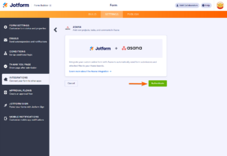 Create Tasks in Asana with Jotform Submissions