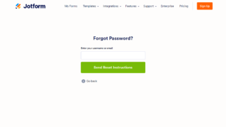 How to Reset Jotform Account Password