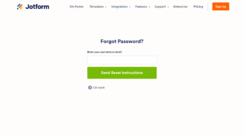 How to Reset Your Jotform Password