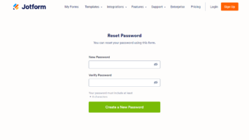 How to Reset Your Jotform Password