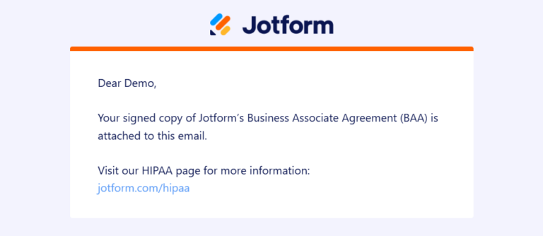 How to Receive a BAA for Your HIPAA Account