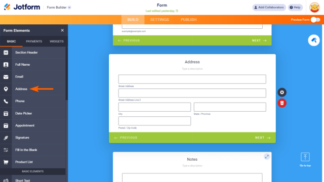 How to Enable Geolocation in Jotform Cards