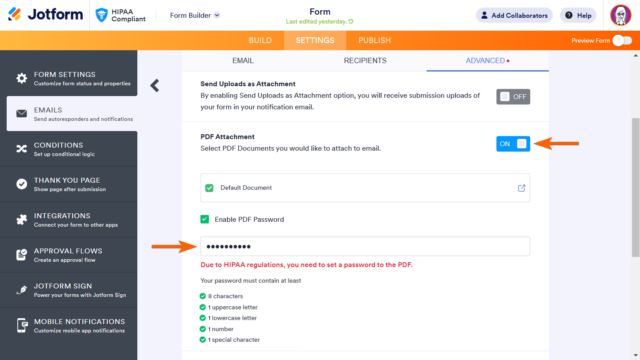 How to Attach Submissions as PDFs in Email Notifications