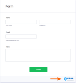 How to Remove the HIPAA Compliance Badge From Your Forms