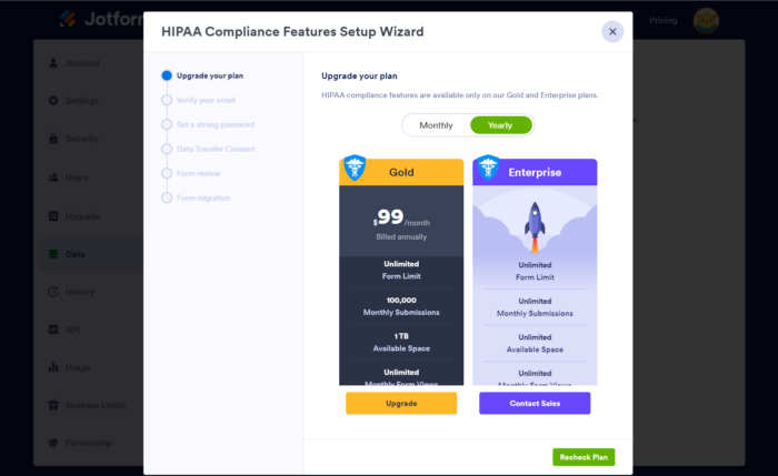 How to Enable HIPAA Compliance?