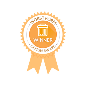 Announcing the Winner of the Worst Form Award! | The Jotform Blog
