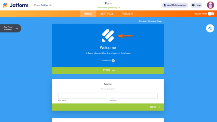 How to Add a Logo in Jotform Cards