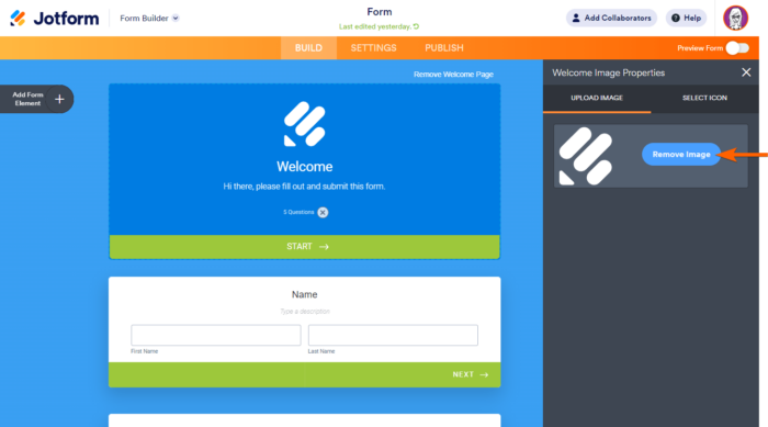 How to Add a Logo in Jotform Cards