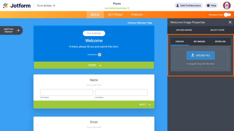 How to Add a Logo in Jotform Cards