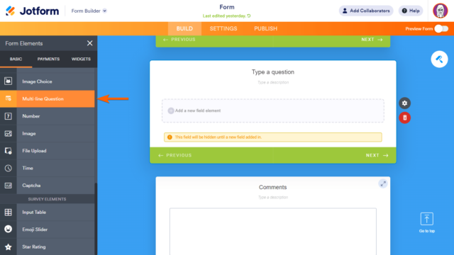 How to Display Multiple Questions in a Single Card