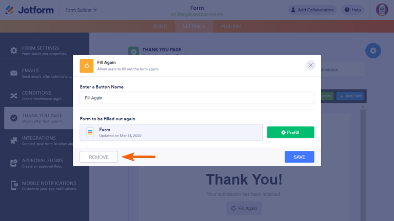 How to Prepopulate the Same Form with Data from a Previous Submission?