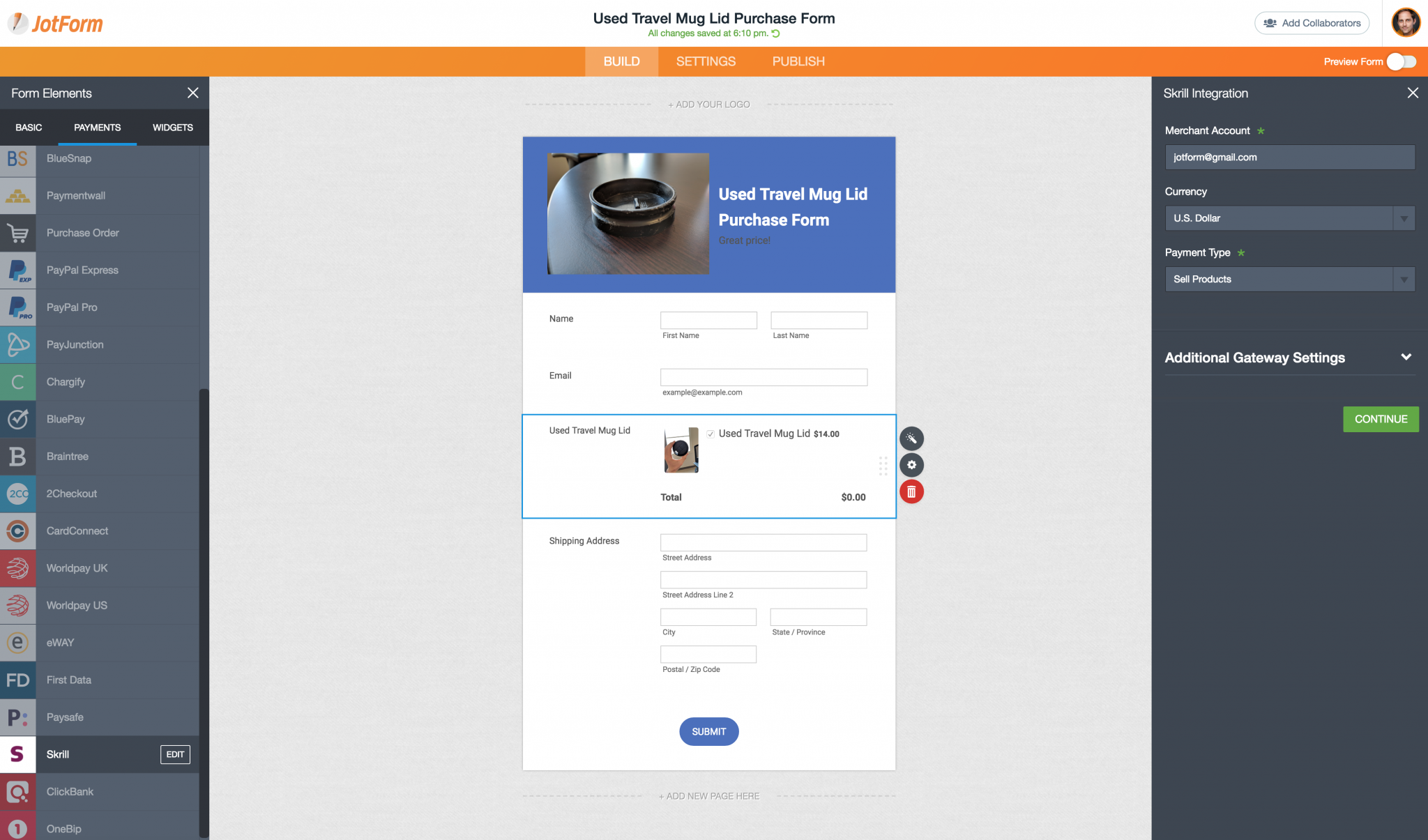 New Integration: Accept Skrill Payments Through Your Forms | The ...
