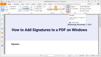 How to create a signature for PDF files in Foxit Reader | The Jotform Blog