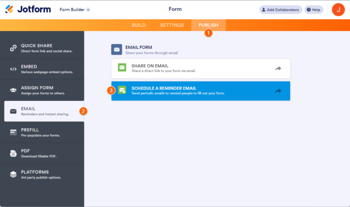 How to Set Reminder Emails for Your Forms