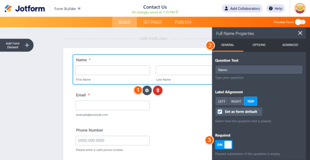 How to Set a Required Field
