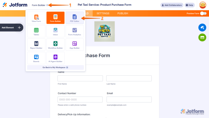 How to Create or Edit Your Form PDF Submission Report