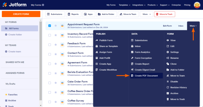 How to Create or Edit Your PDF Submission Report
