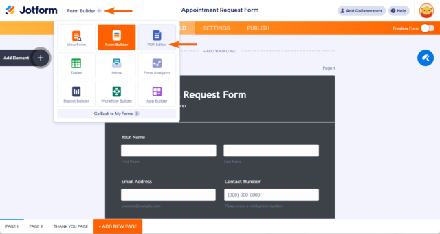 How to Create or Edit Your PDF Submission Report
