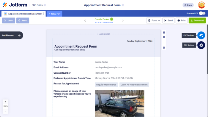 How to Create or Edit Your PDF Submission Report