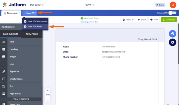 How to Create PDF Forms with PDF Editor