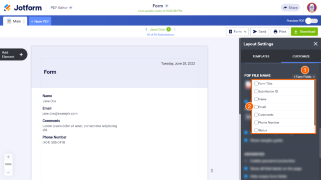 How to Assign a Custom Name to a PDF Report with PDF Editor