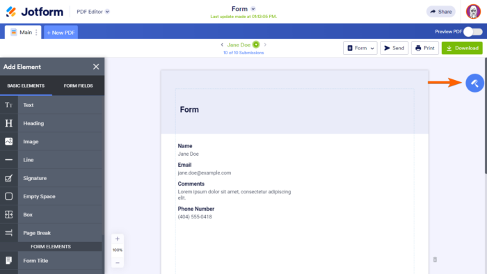 How to Assign a Custom Name to a PDF Report with PDF Editor