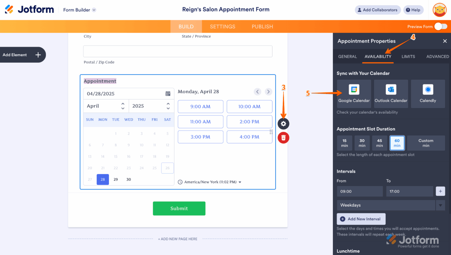 How to Integrate Your Form With Google Calendar