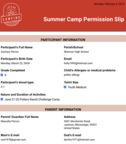 5 best PDF templates that will make your camp shine | The Jotform Blog
