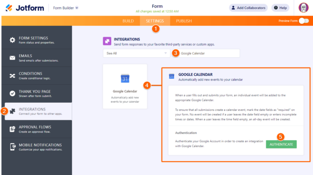 How To Use Google Calendar - Create Events With Your Form