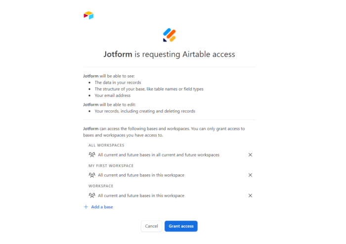 How to Integrate Jotform With Airtable
