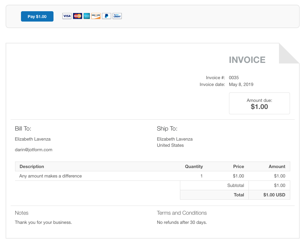 Jotform + PayPal Invoicing integration: A new way to bill | The Jotform ...