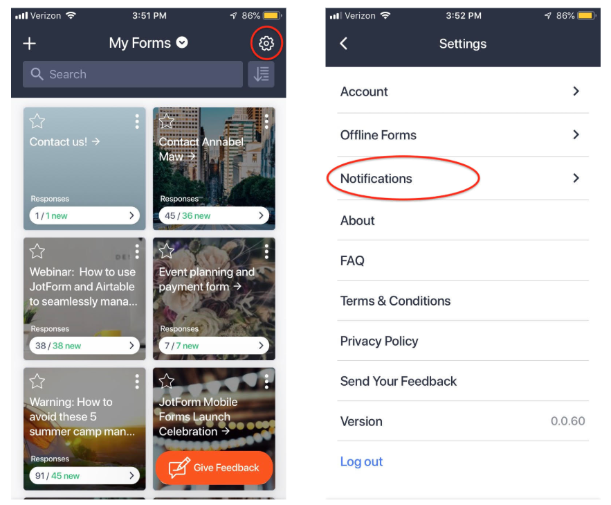How to use Jotform Mobile Forms to customize form notifications | The Jotform Blog