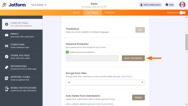 How to Password Protect a Form