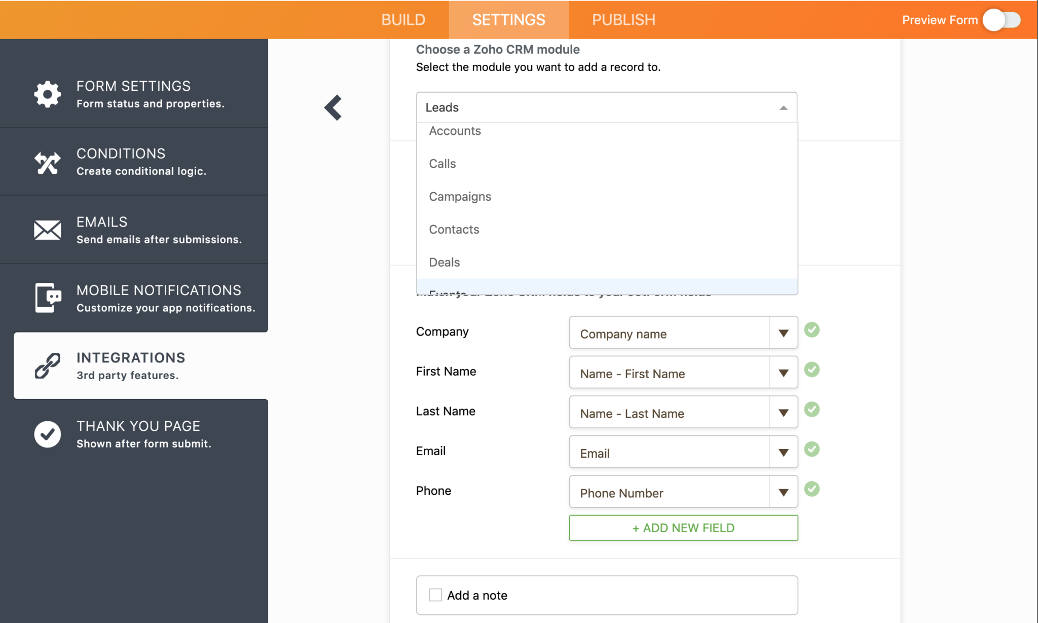 Announcing Improvements To Jotforms Zoho Integration The Jotform Blog
