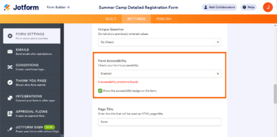 How Can I Make My Forms Accessible